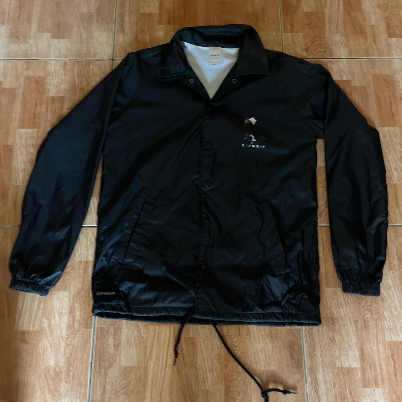 Black RipnDip Lord Nermal Coach Jacket Flaw-some... - Depop