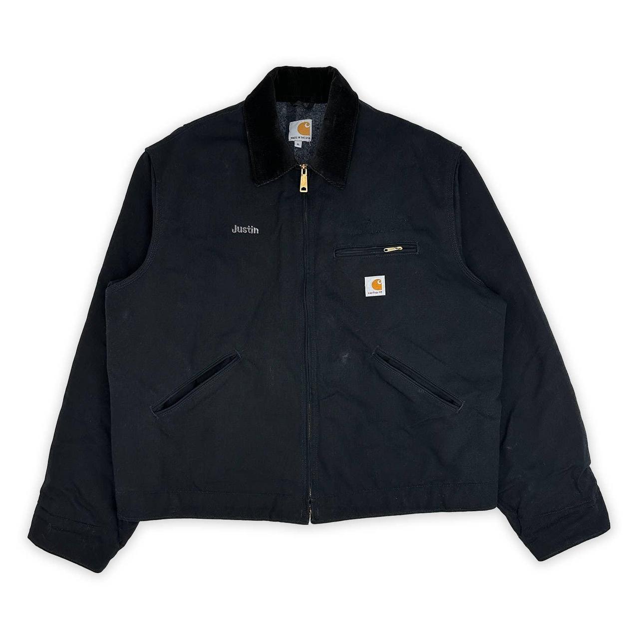 Carhartt J001 BLK Blanket Lined Detroit Jacket SKU:... - Depop