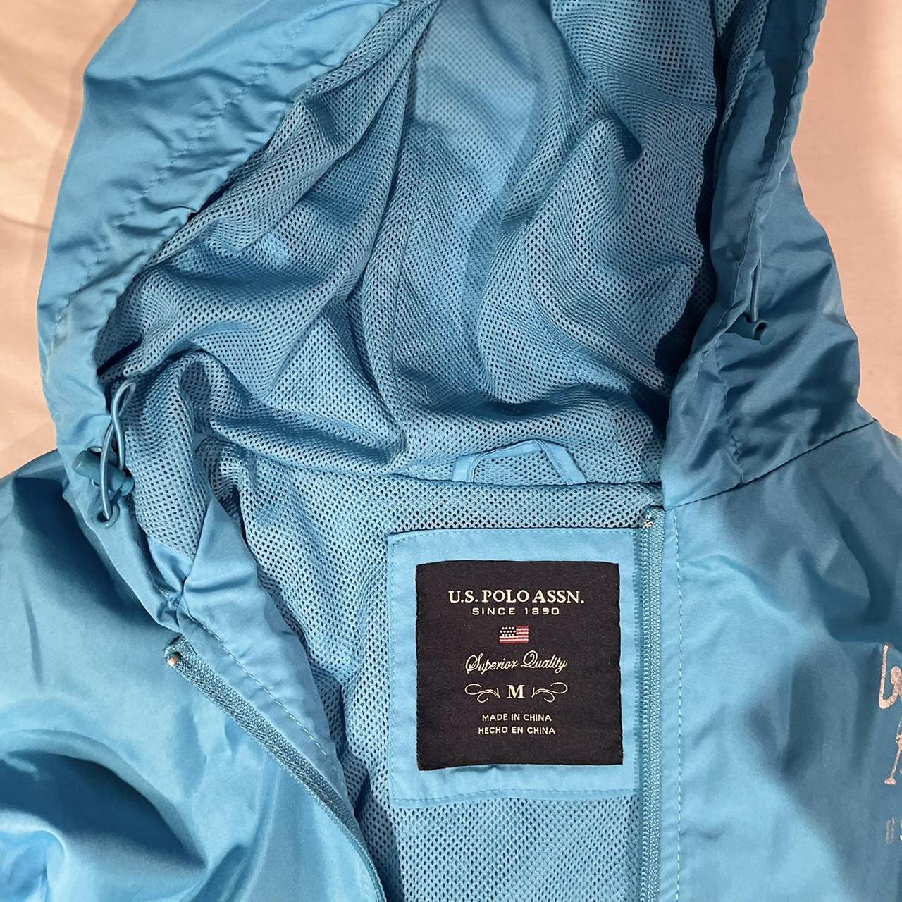 Blue Chaps waterproof jacket... | Depop
