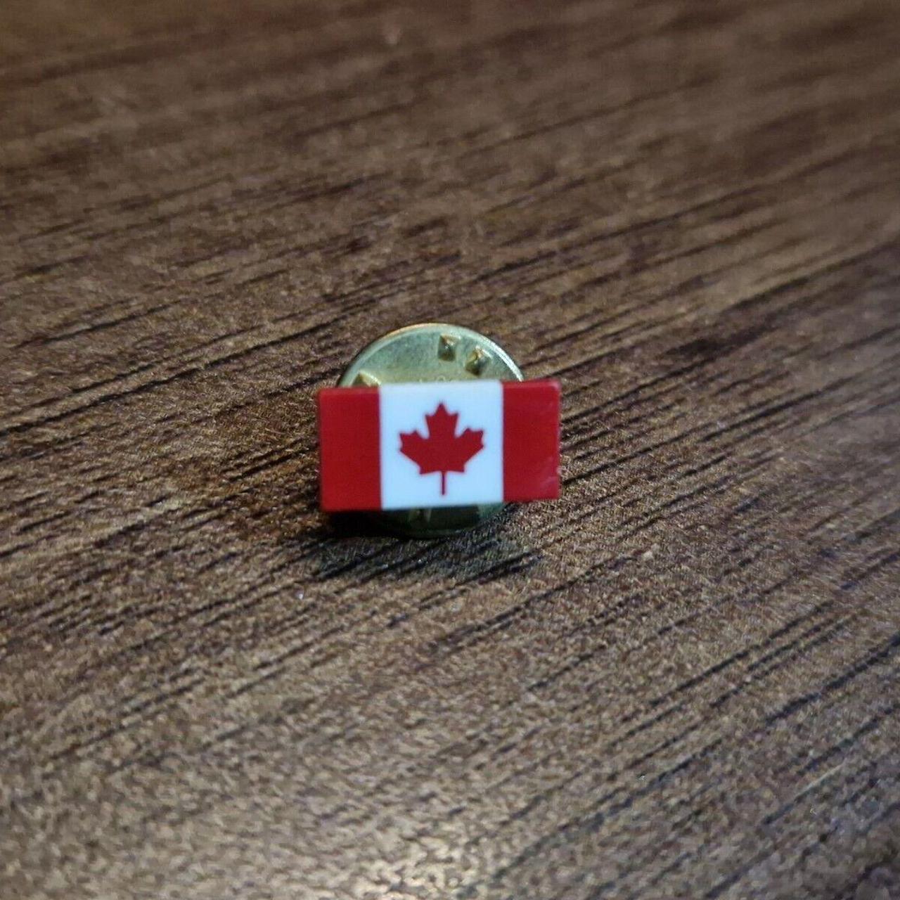 Canadian Flag Small Pin Badge Ideal Lapel Pin... - Depop