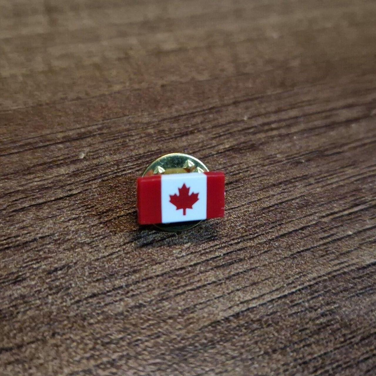 Canadian Flag Small Pin Badge Ideal Lapel Pin... - Depop