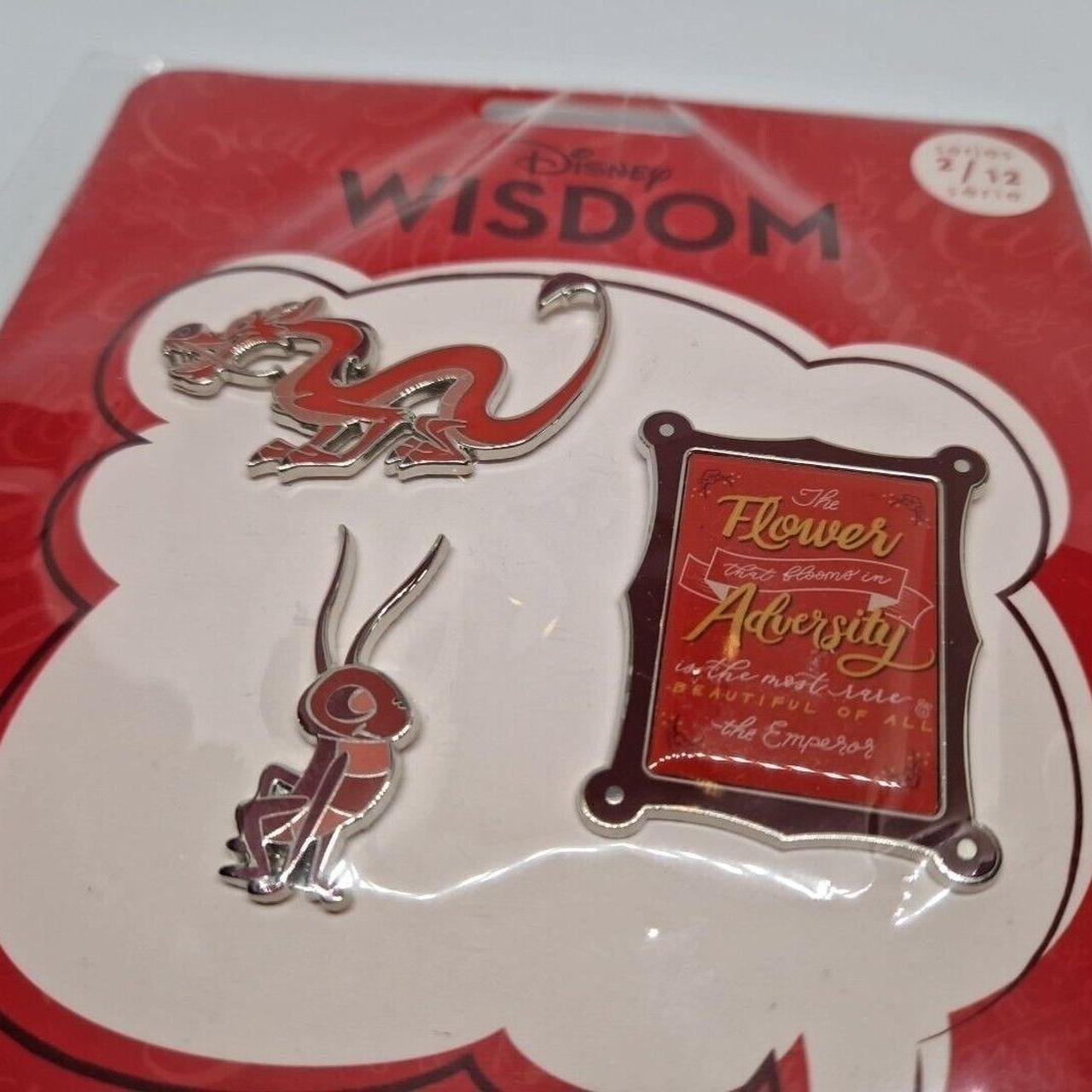 Disney Wisdom Mulan Mushu Limited Release Pin Set... - Depop