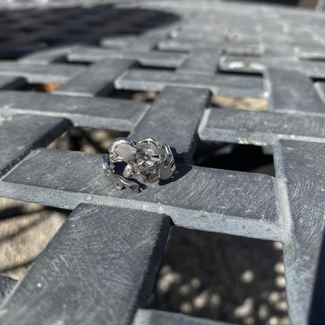 Hard Jewelry Life On Fire Ring *Stainless... - Depop