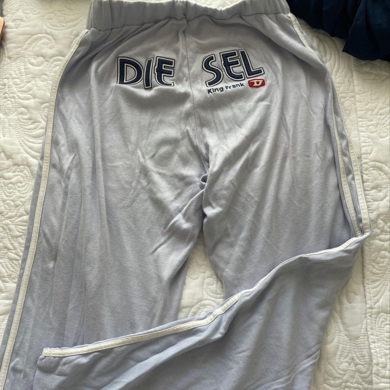 lavender diesel track pants worn once, no flaws... - Depop