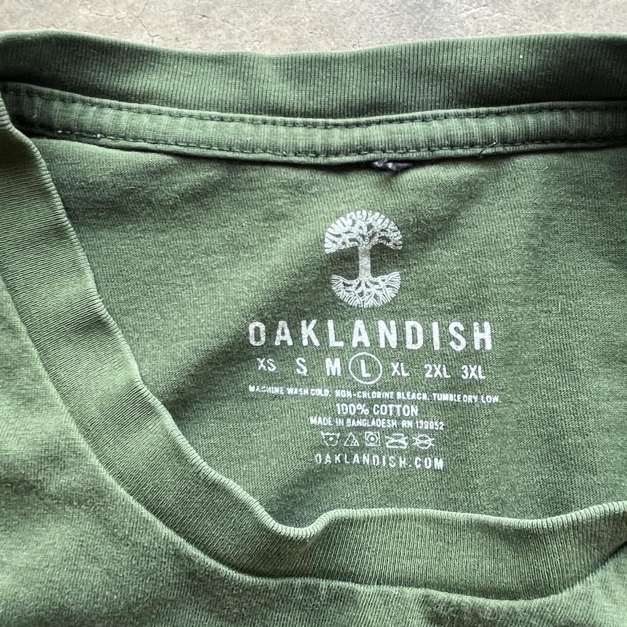Oakland city college style font tee - Depop