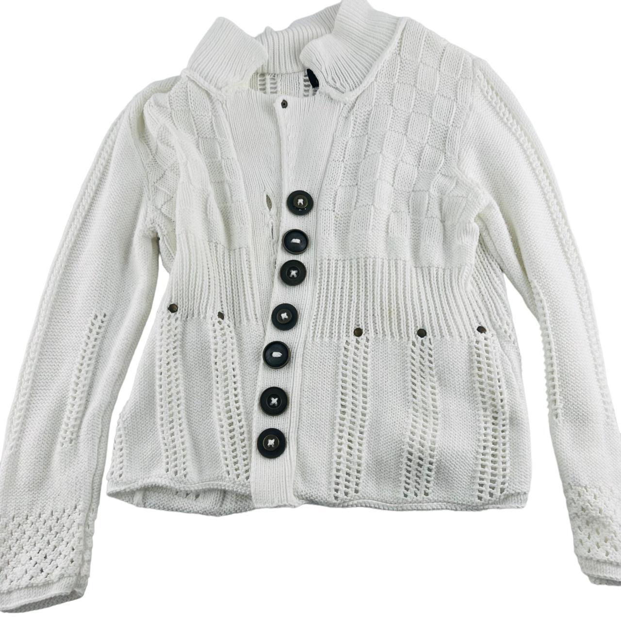 Pure Handknit Sweater Cardigan Women's size Small... - Depop