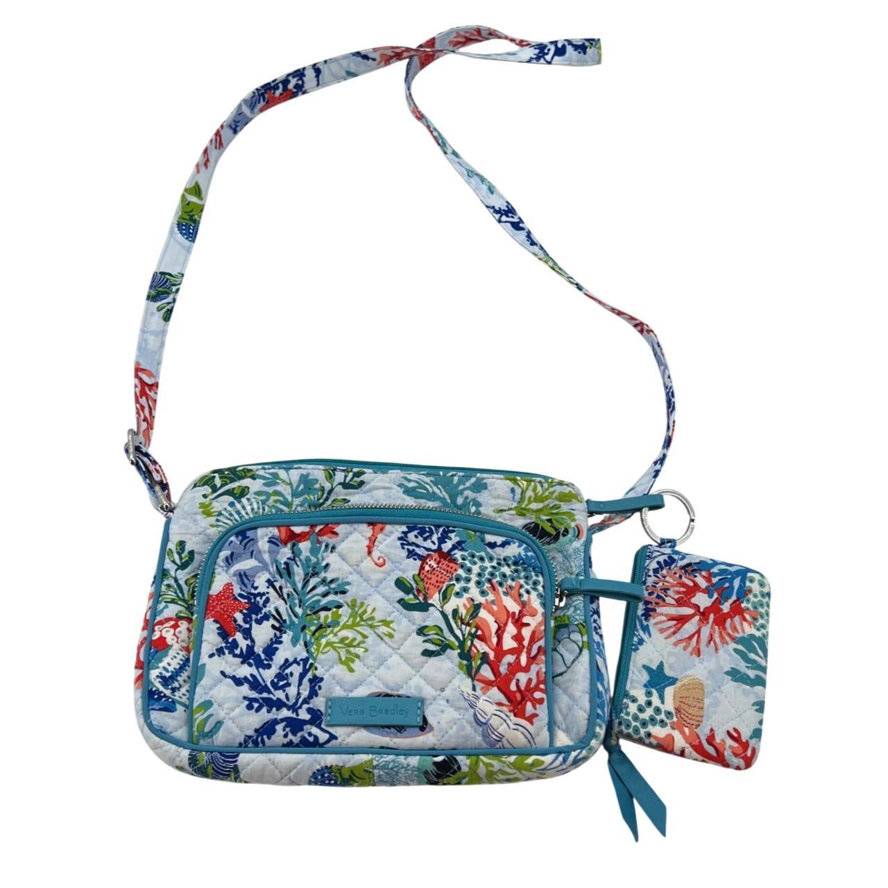 Vera Bradley Coral Reef Crossbody Bag Coin Purse &... | Depop
