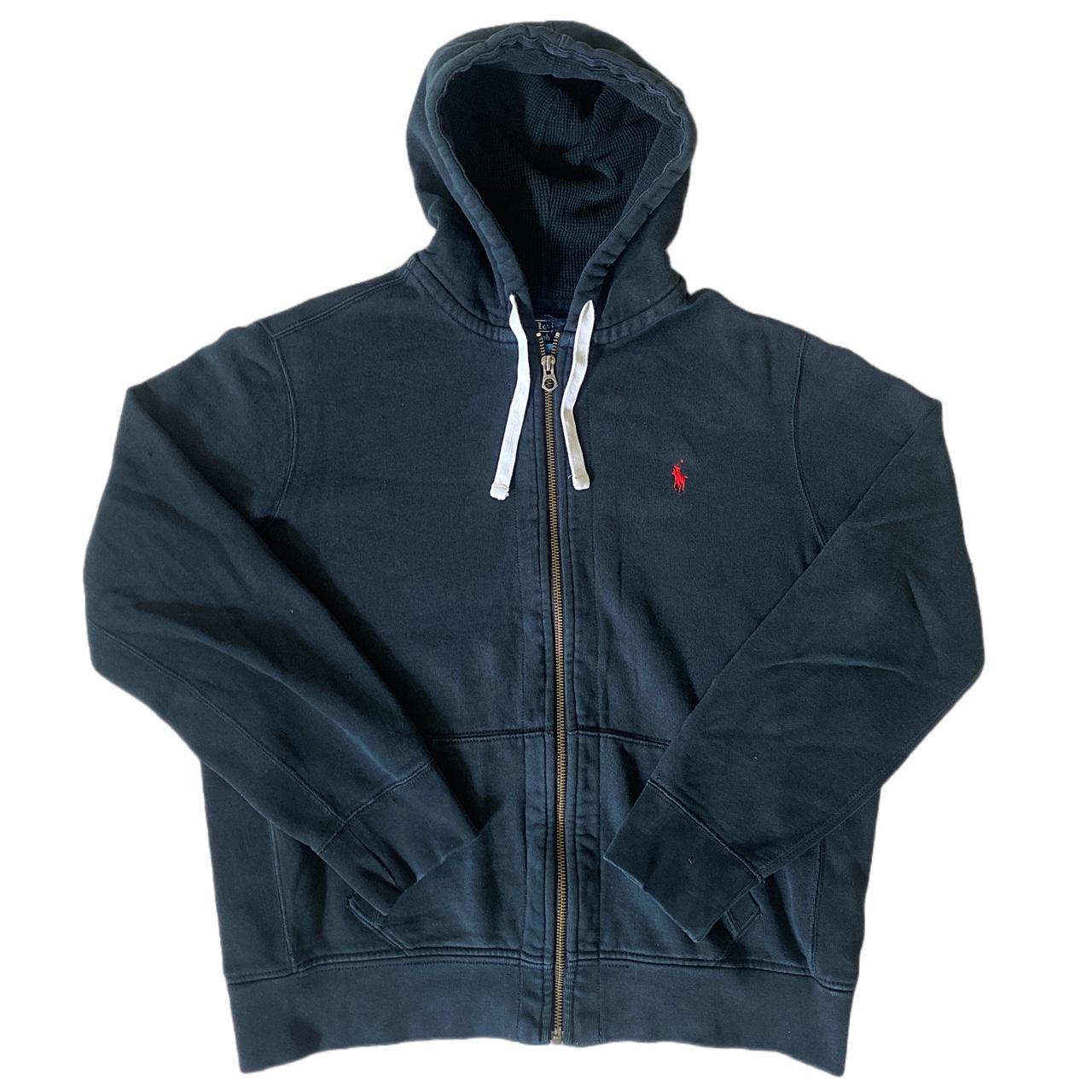 Y2K Polo Ralph Greenish/Black Lauren Zip-Up... - Depop