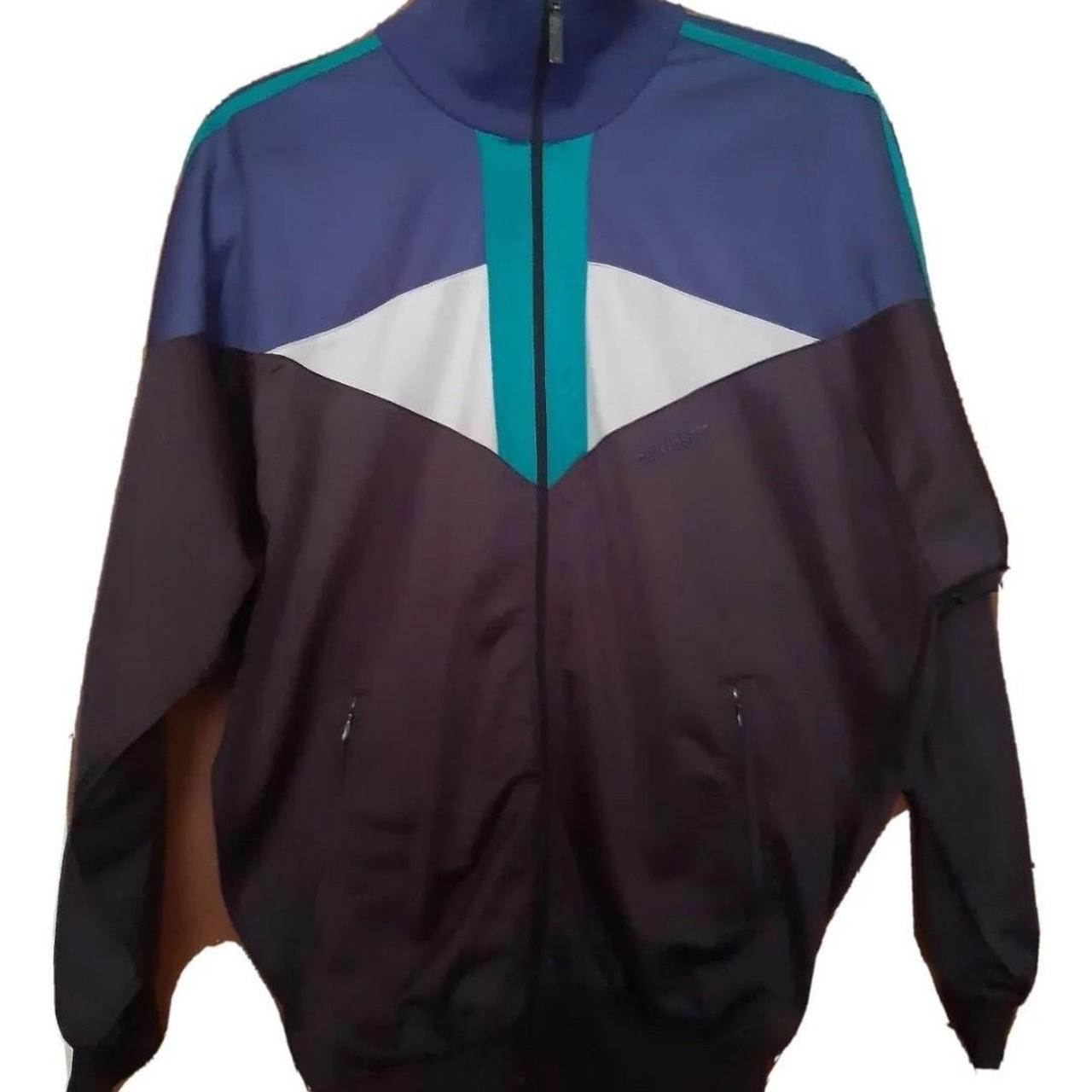 Vintage 1990's Adidas Tracksuit Jacket. L. Open to... - Depop