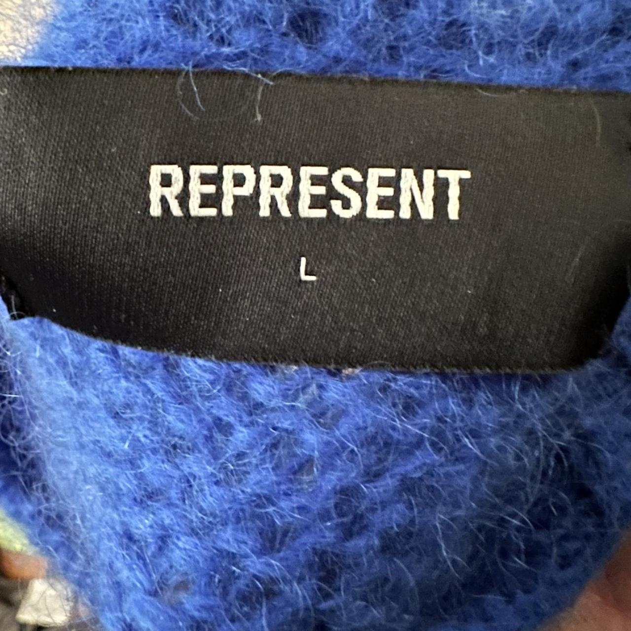 Represent Men's Blue Jumper | Depop