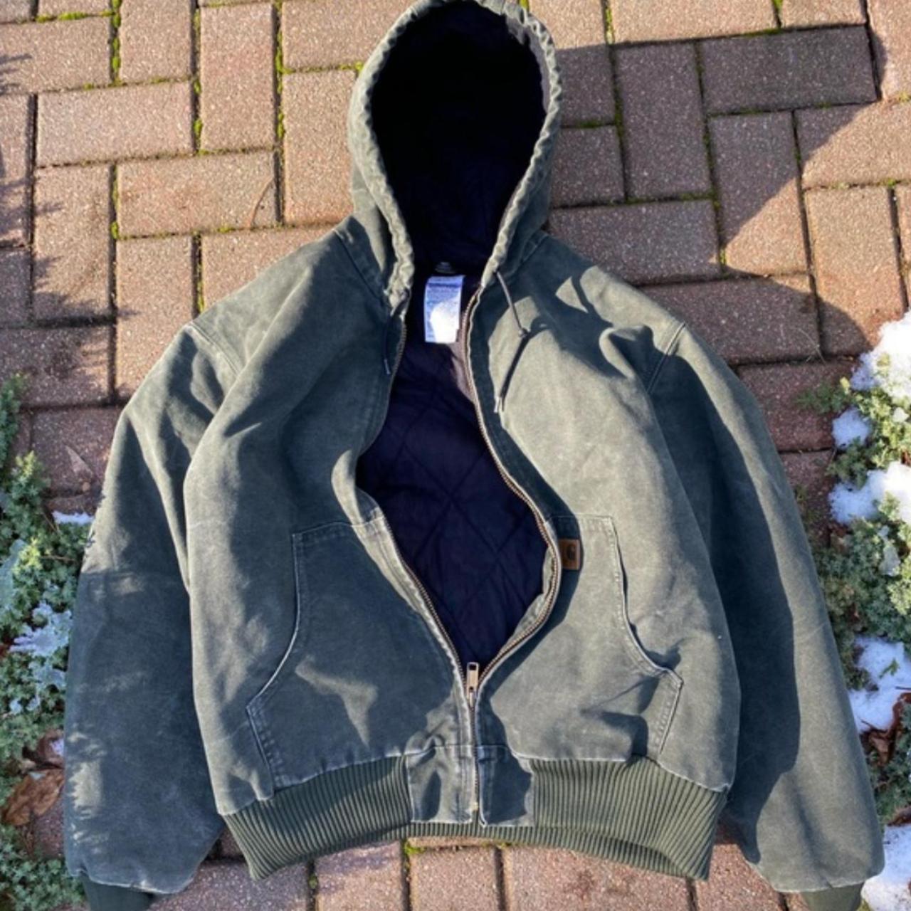 Vintage Carhartt Jacket Forest Green Absolutely... - Depop