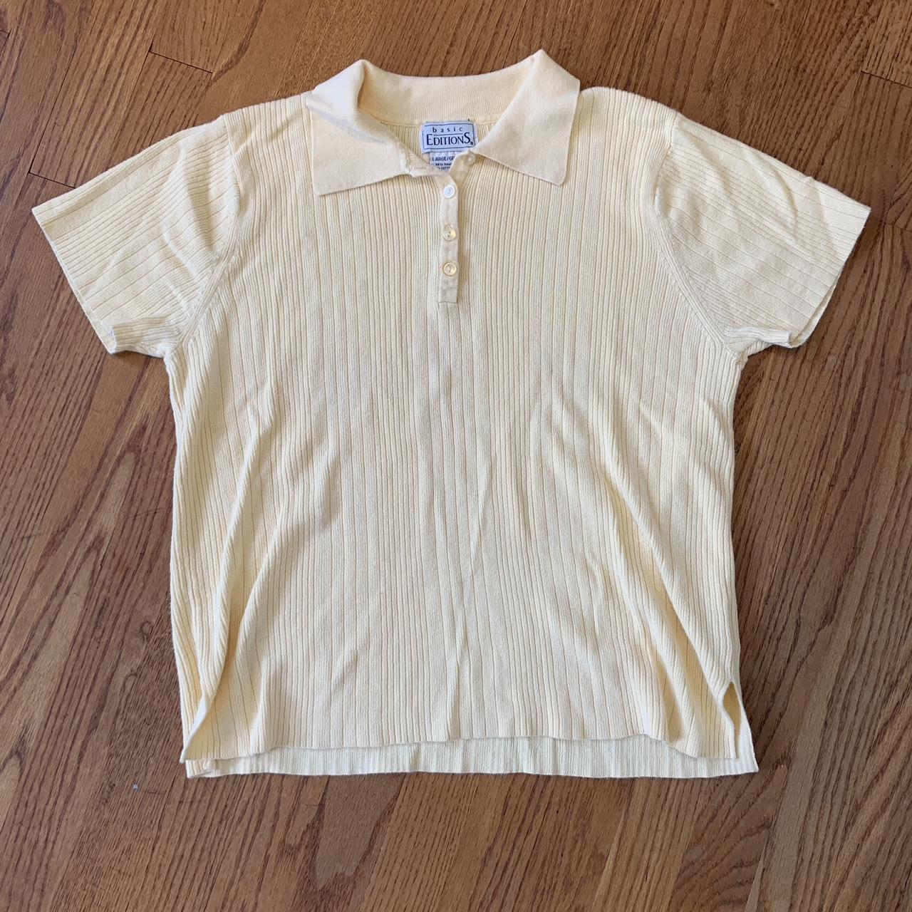 Vintage cropped fit polo shirt - cropped fit would... - Depop