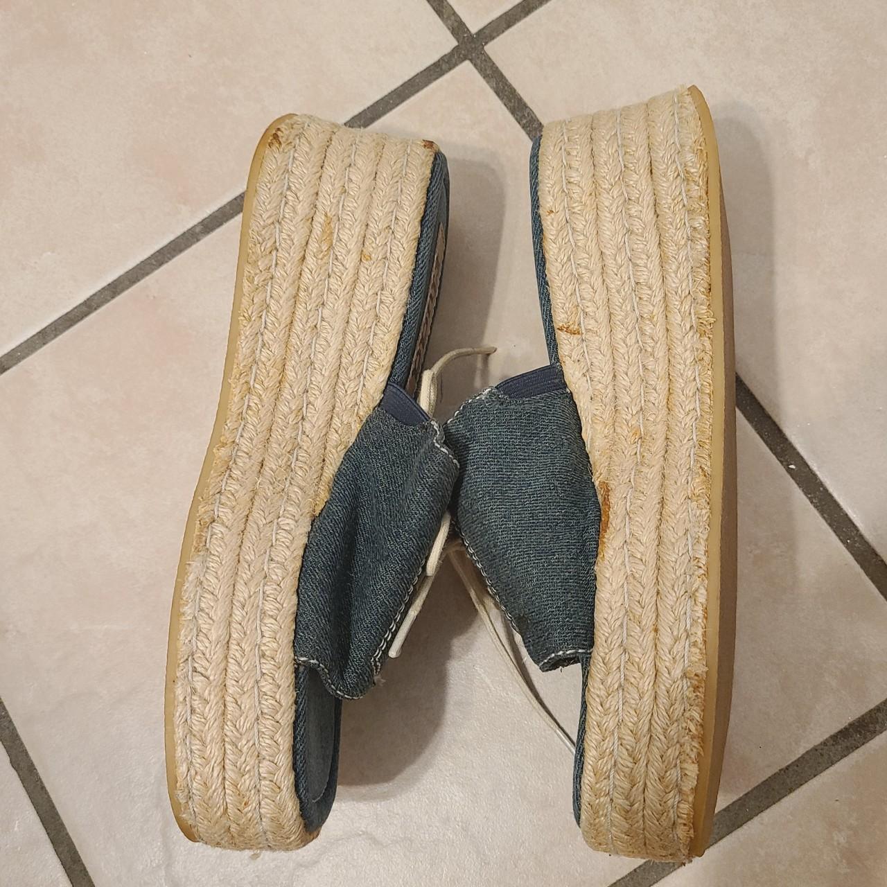 adorable 90s Mudd platform denim and rope... - Depop