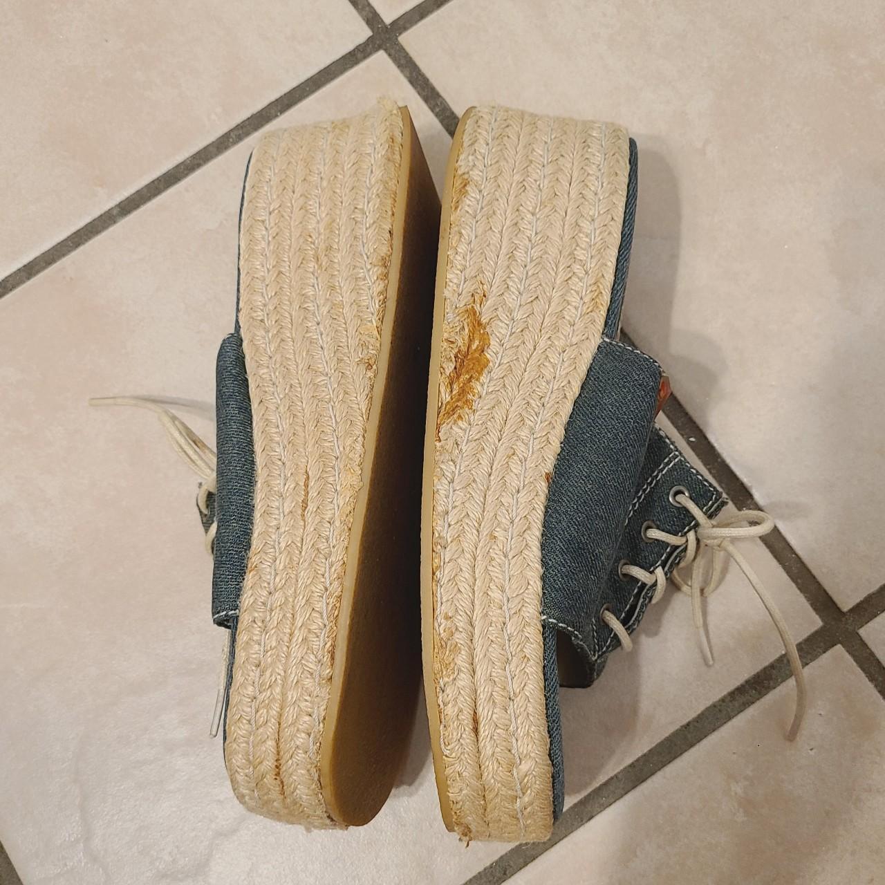 adorable 90s Mudd platform denim and rope... - Depop