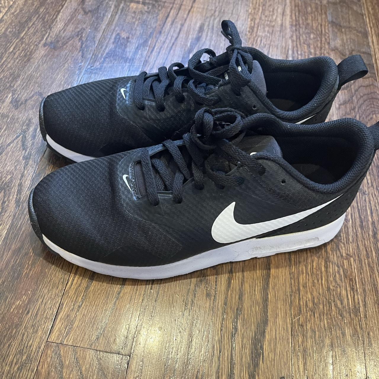 Black Nike Sneakers #NikeSneakers #Sneakers #Nikes... - Depop