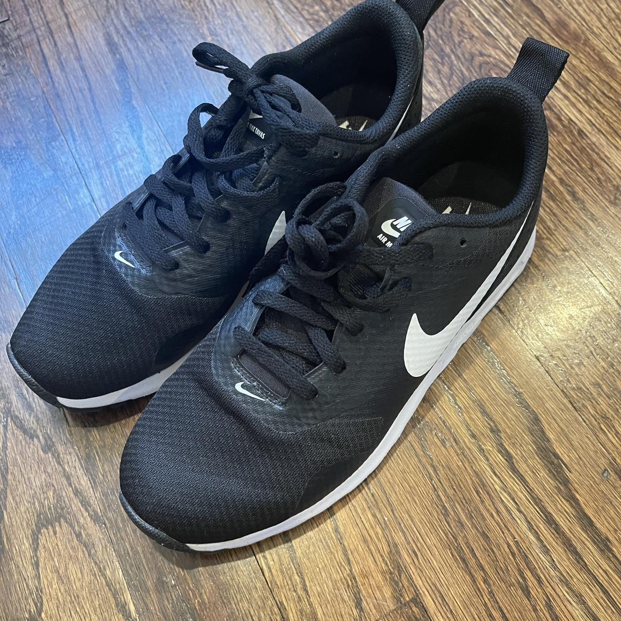 Black Nike Sneakers #NikeSneakers #Sneakers #Nikes... - Depop