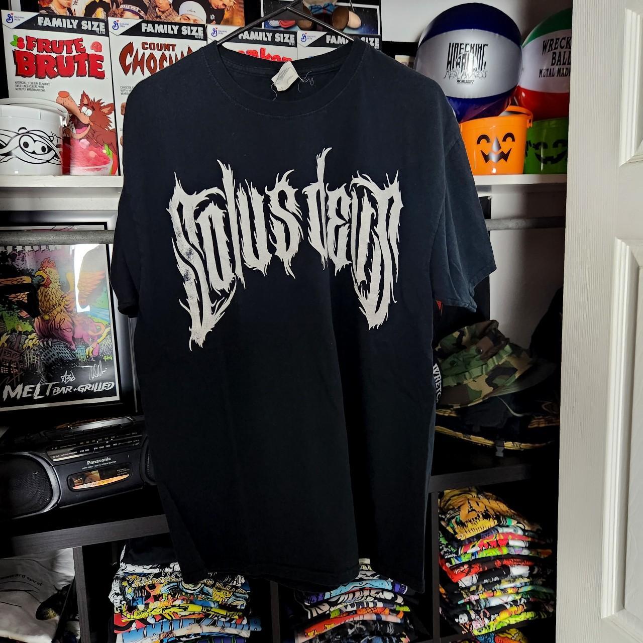 Solus Deus - Band Logo T-shirt sz: Large on Fruit of... - Depop