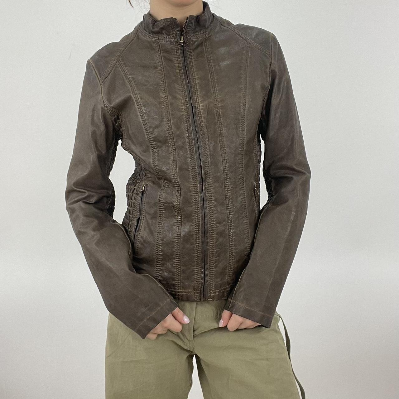 DROP 1 🌸 | FREE SHIPPING size large brown zip up... - Depop