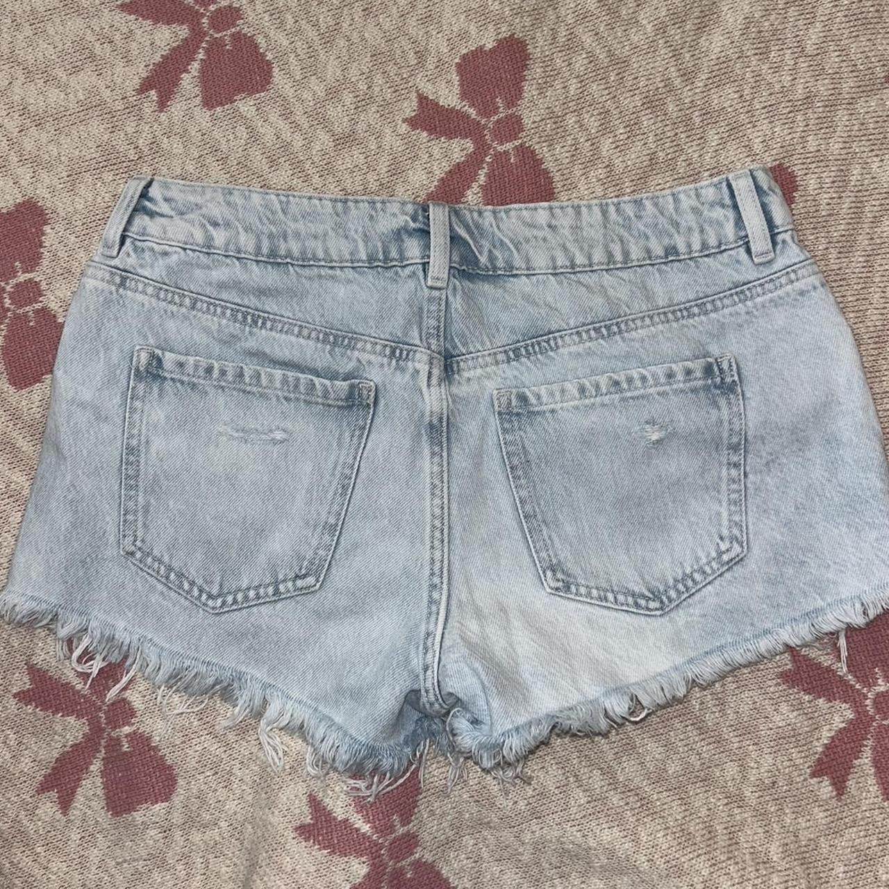 Garage low rise denim shorts Taille basse/Low... | Depop