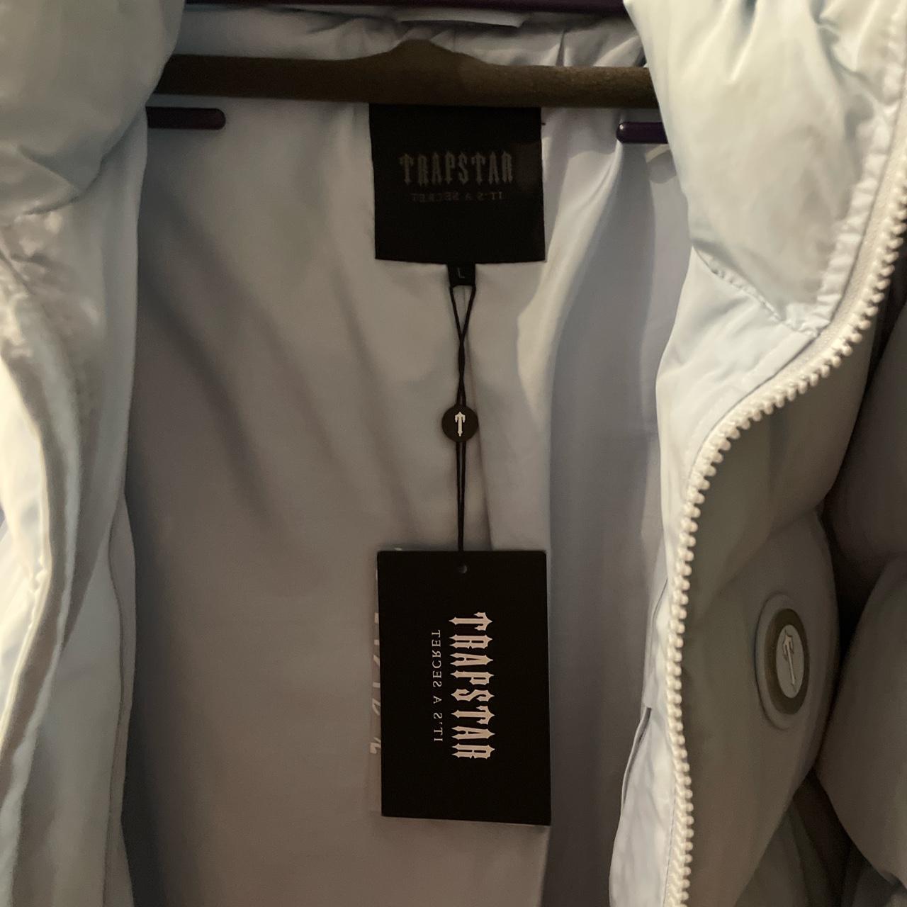 Baby blue trapstar coat #make offers Detachable... - Depop