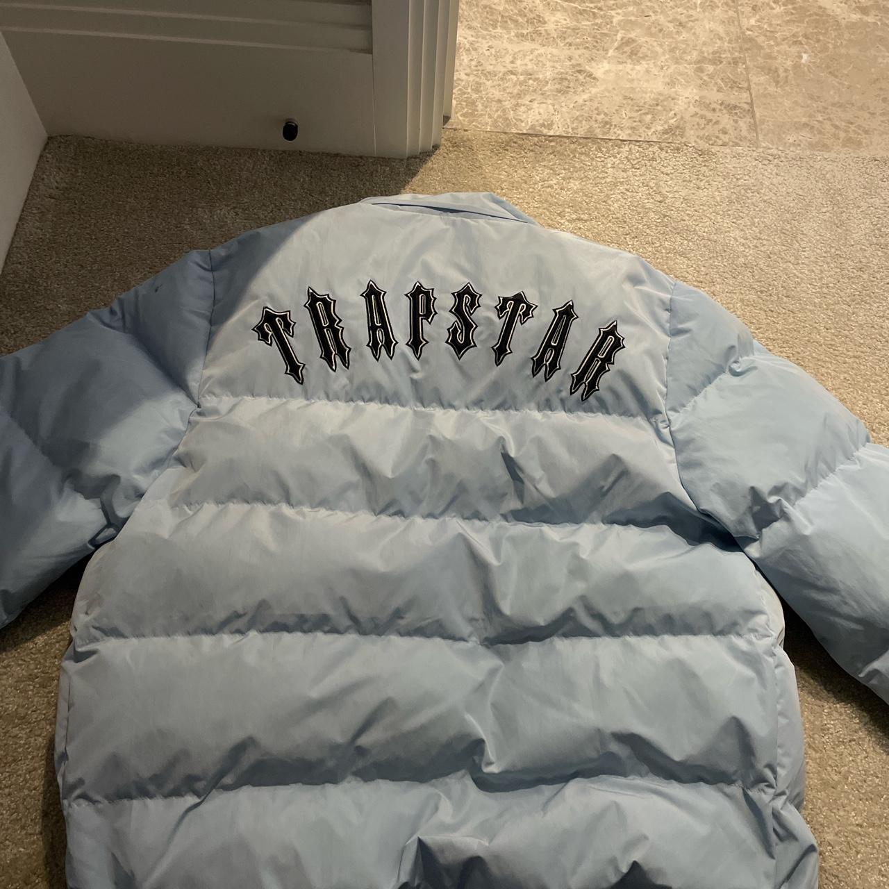 Baby blue trapstar coat #make offers Detachable... - Depop
