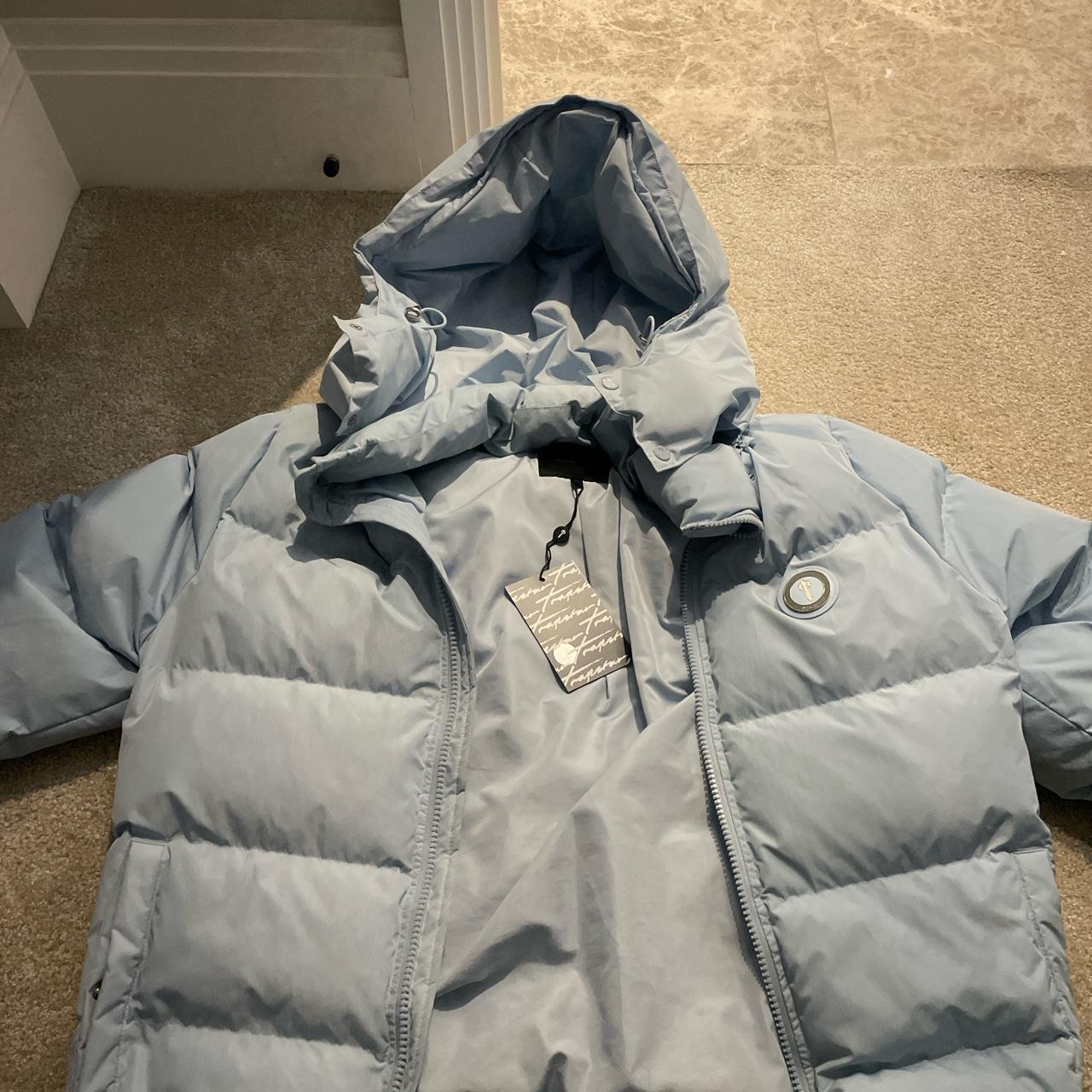 Baby blue trapstar coat #make offers Detachable... - Depop