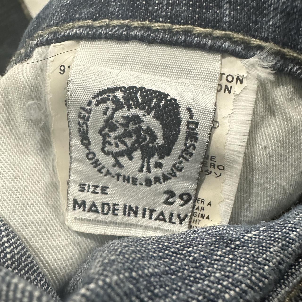 Diesel Women's Navy Jeans | Depop