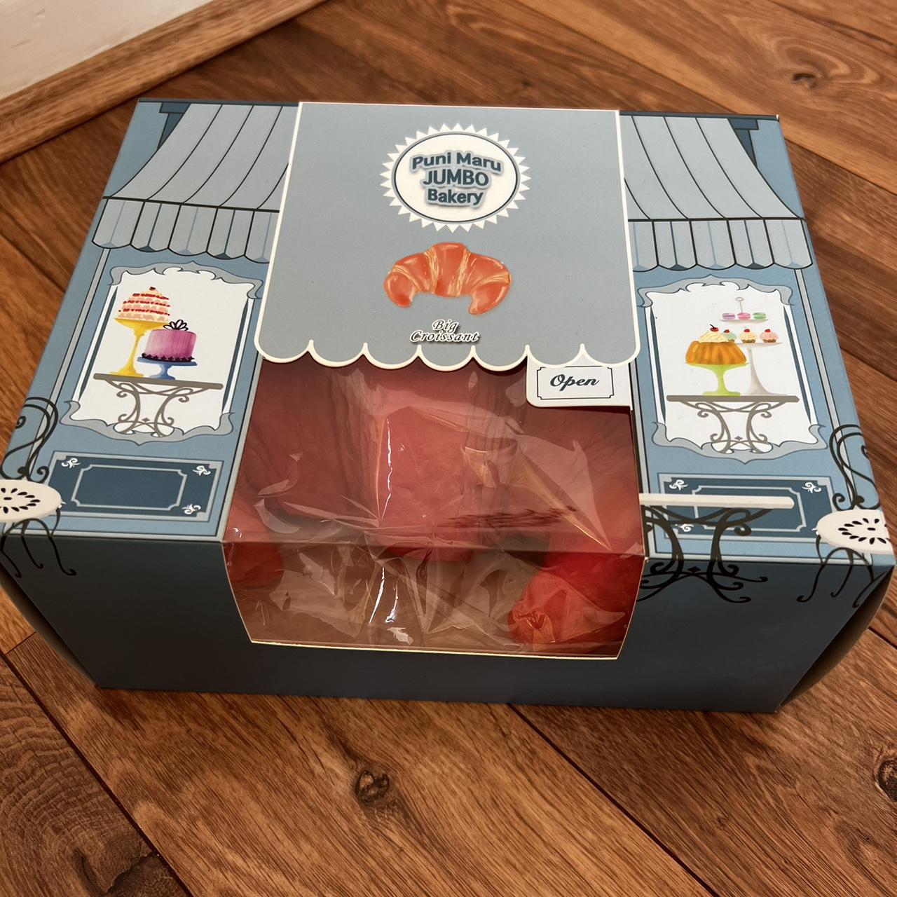 Punimaru jumbo strawberry croissant squishy - with... - Depop