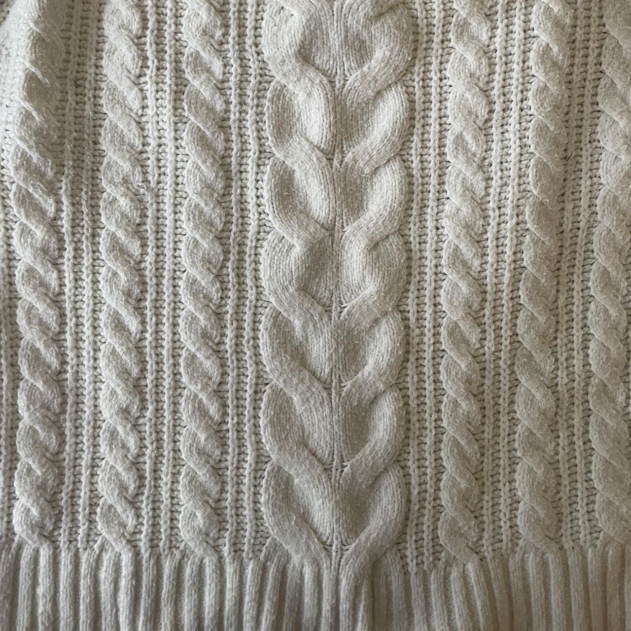 Chunky knit cream sweater Cream/white No tag or... - Depop