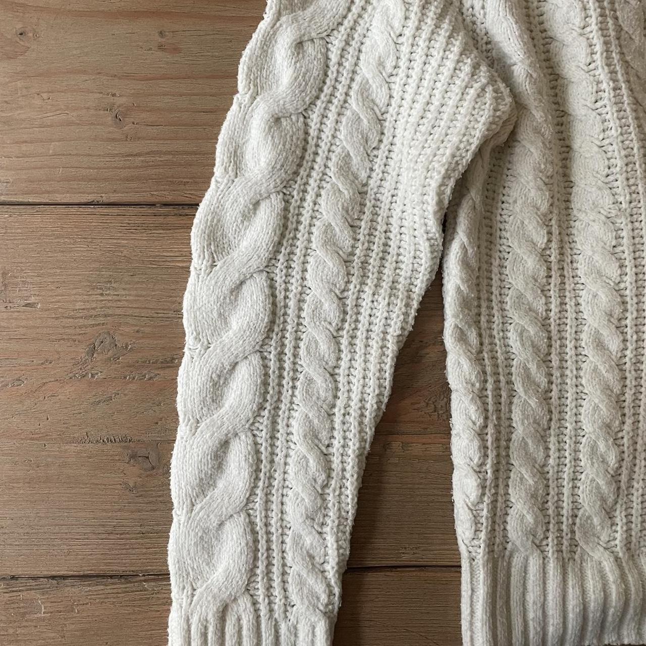 Chunky knit cream sweater Cream/white No tag or... - Depop