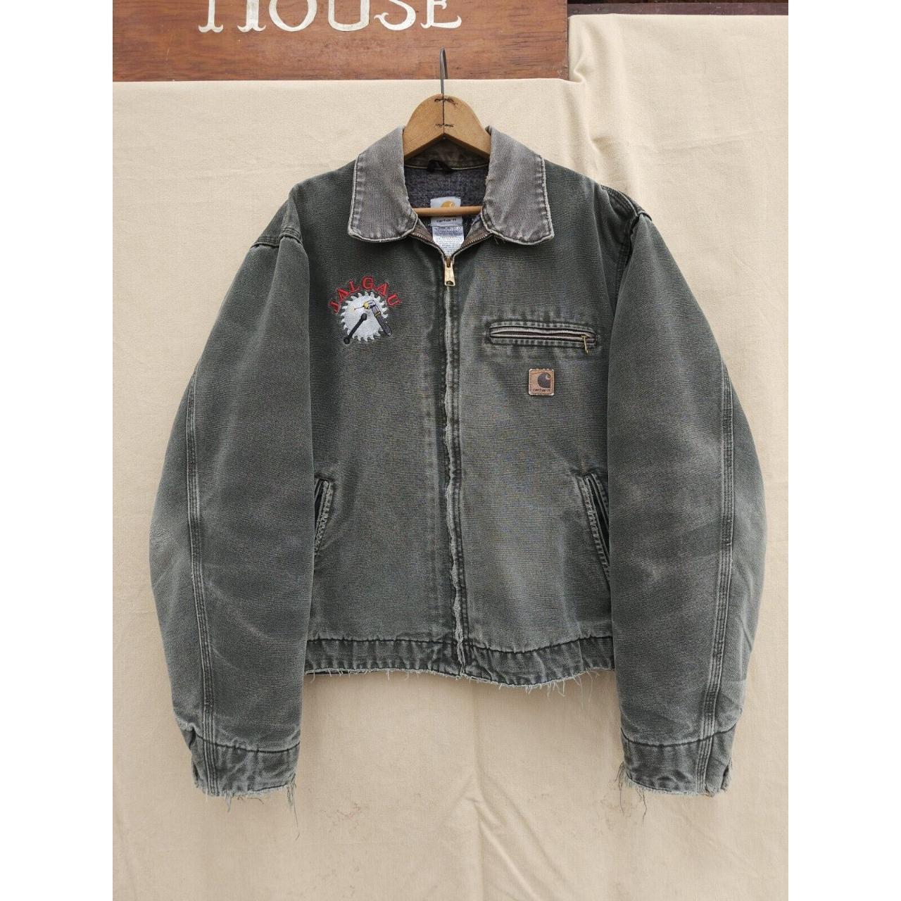 Vintage Carhartt Detroit Jacket Blanket Lined J97... - Depop