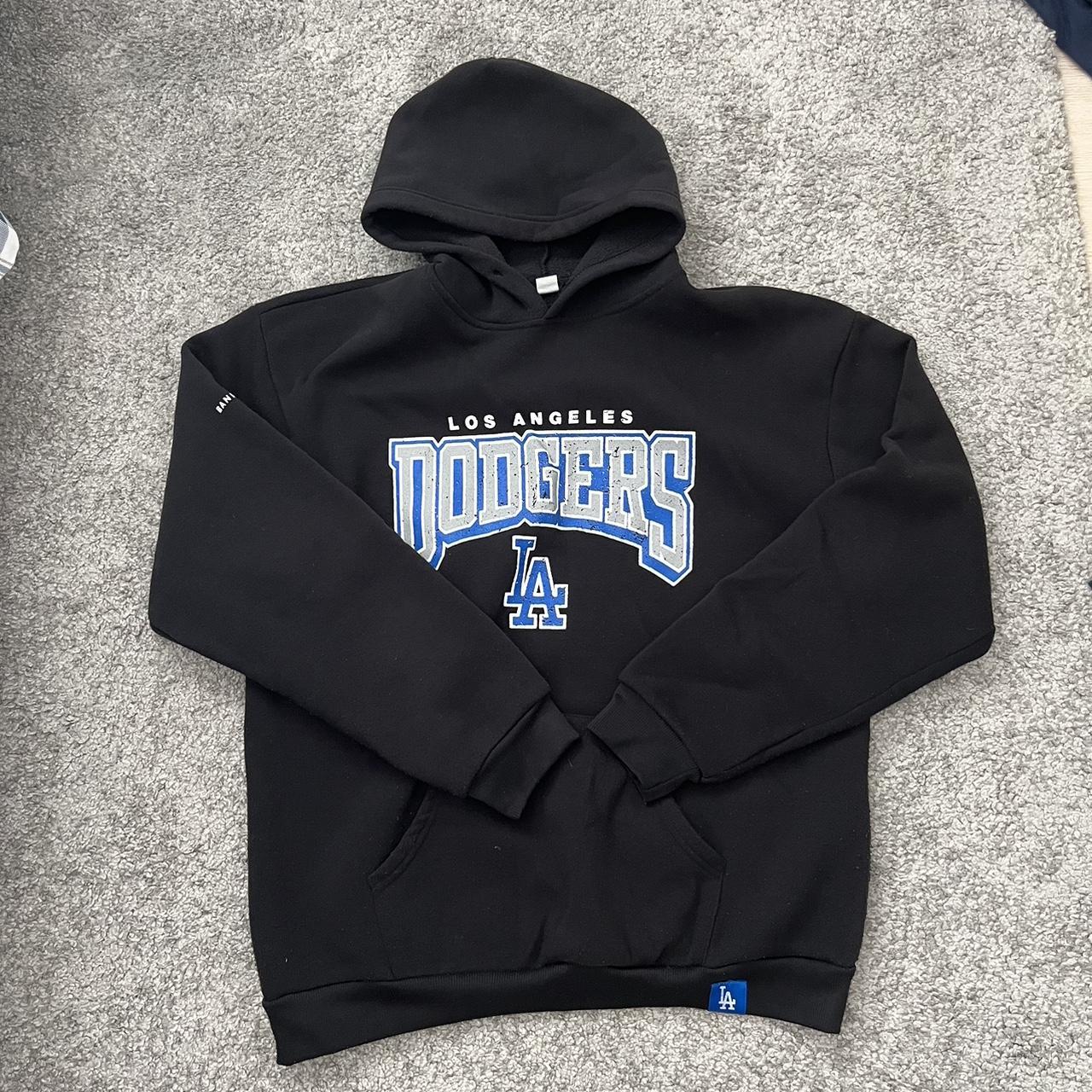 Black Dodgers Hoodie Size Xl but fits like L No flaws - Depop
