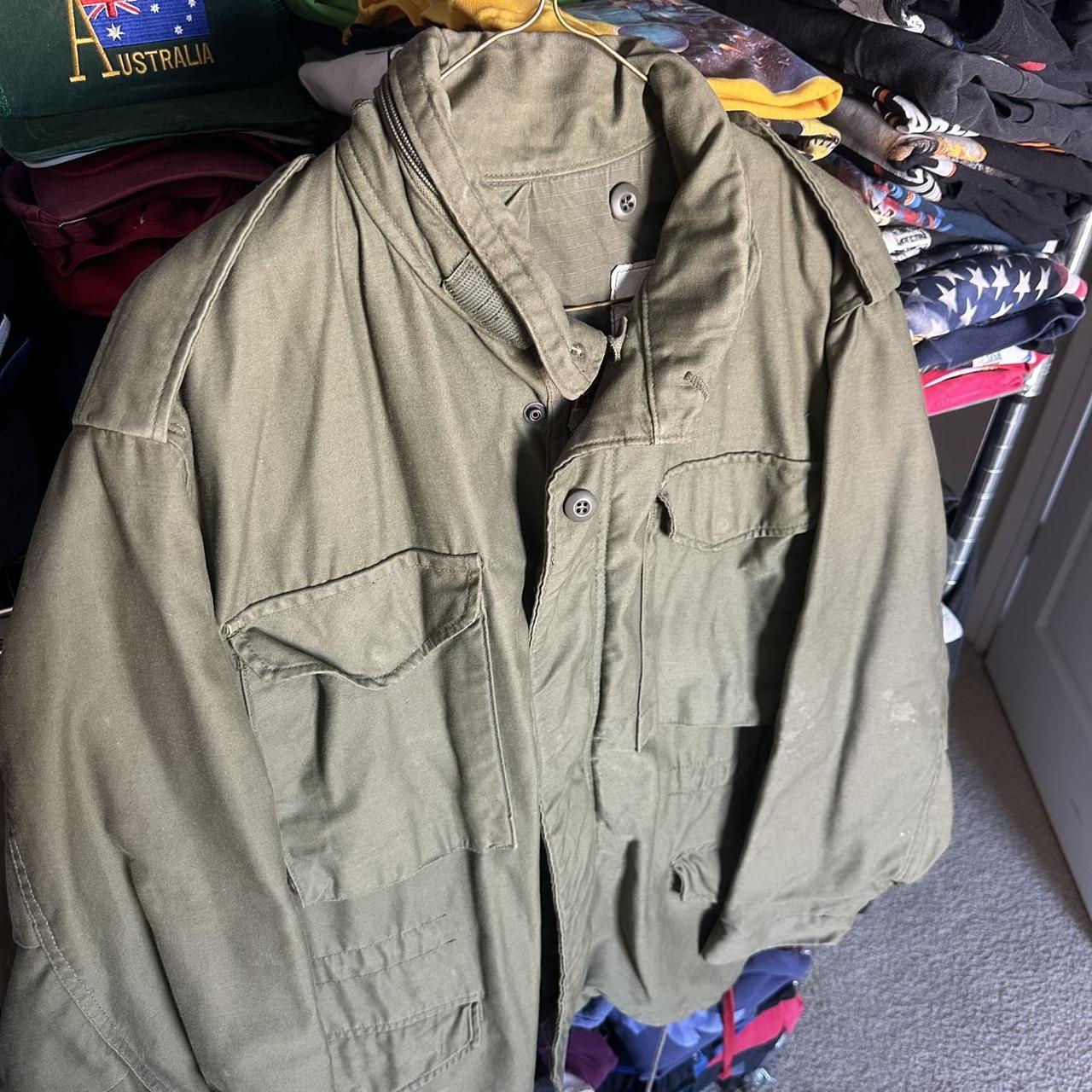 Vintage Military OG-107 M65 Sateen Green Field... | Depop