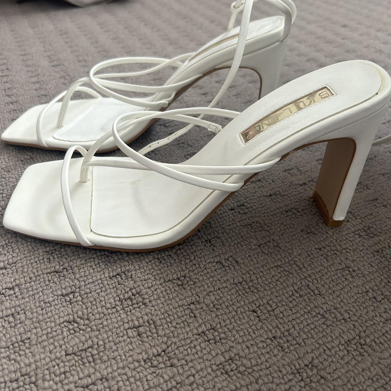 Billini white heels - only worn to try on. Style:... - Depop