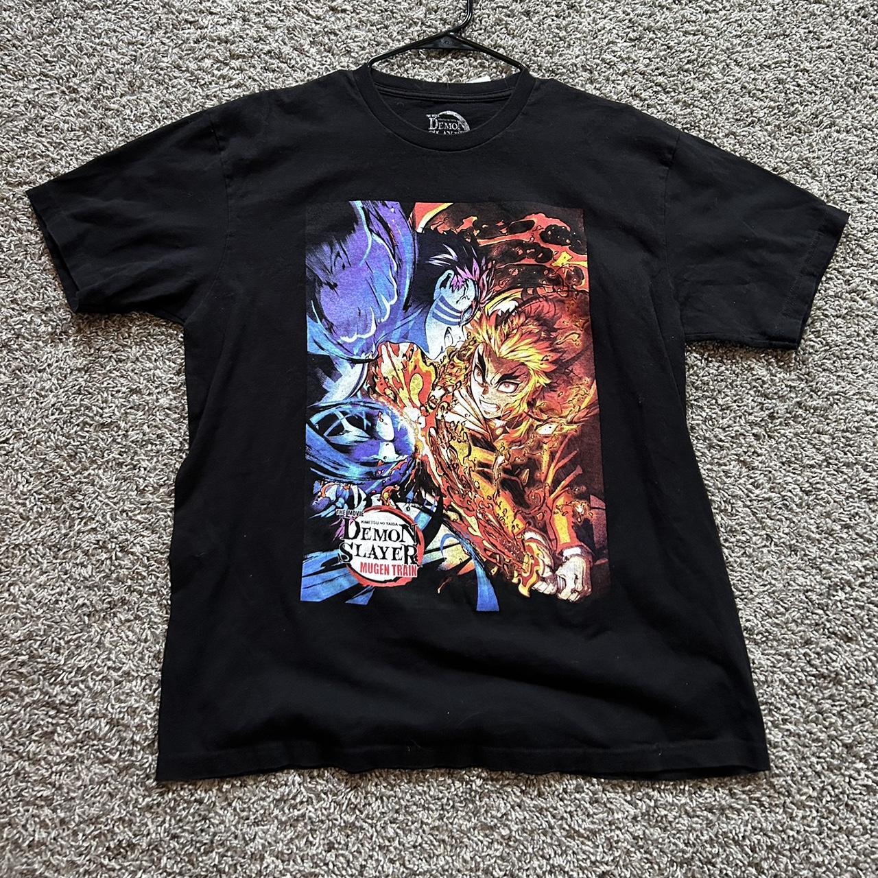 Y2K demon slayer promo t-shirt 🔥 Message me for... - Depop