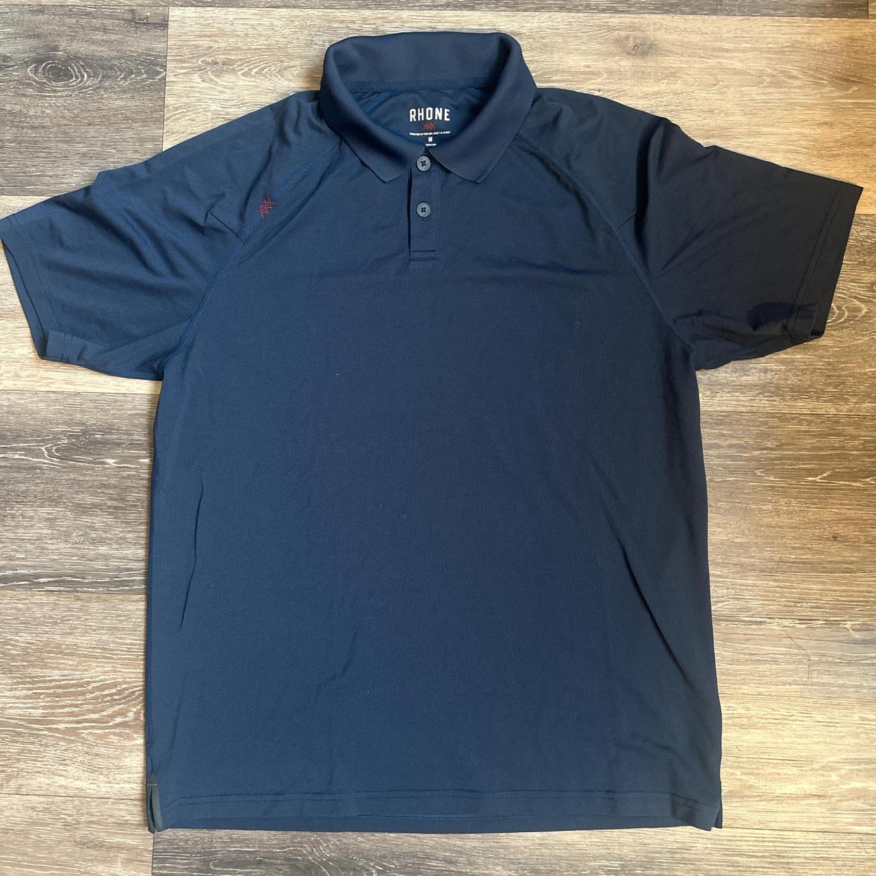 Blue Rhone polo shirt #poloshirt - Depop