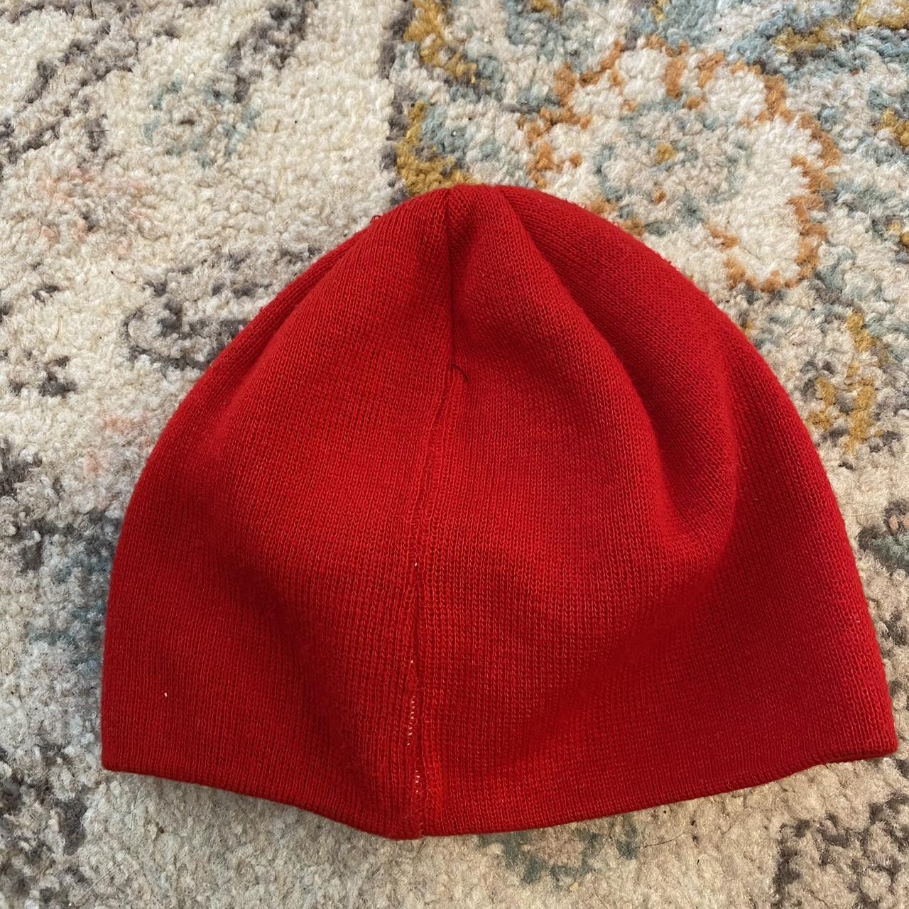 Y2K Red Billabong Beanie Skully In great condition.... - Depop