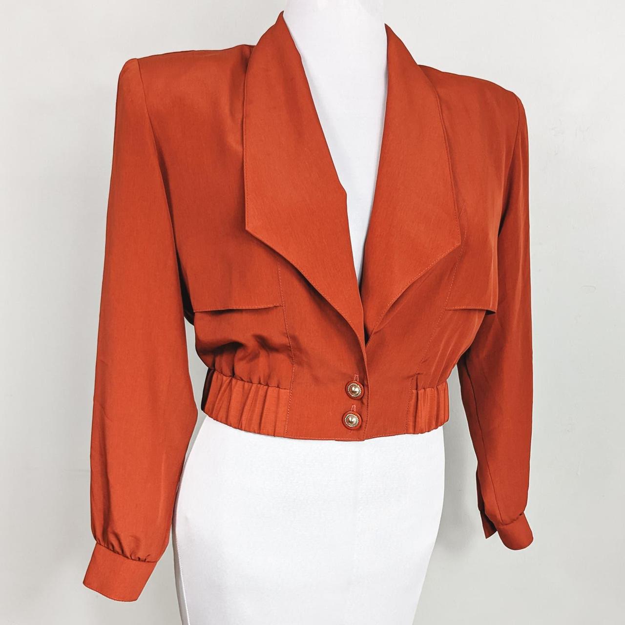 Vintage statement shoulder blazer jacket from the... - Depop