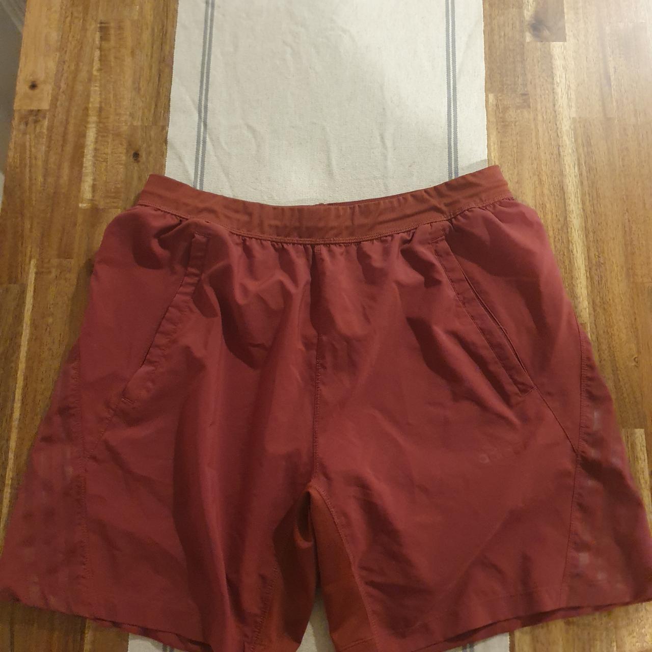 Adidas Primegreen Shorts Colour: Red Size:... - Depop