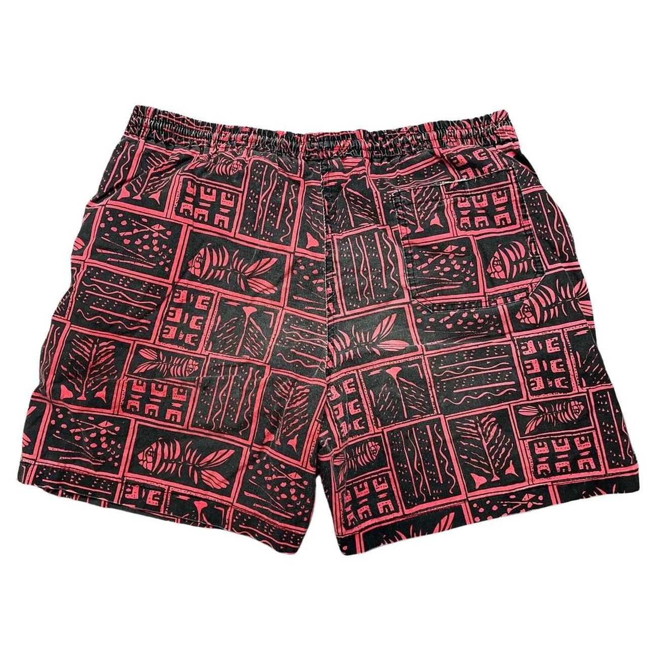 Key Elements Black and Red Board shorts Size medium - Depop