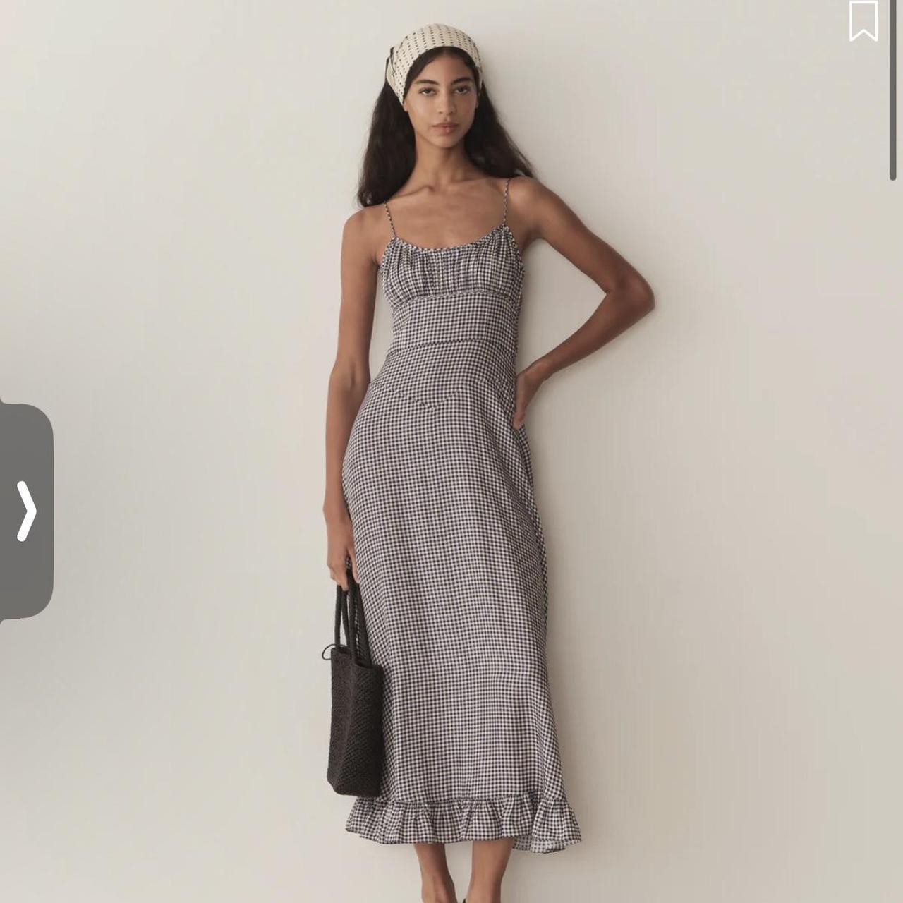 Dôen Gingham midi dress - perfect for a summer party... | Depop