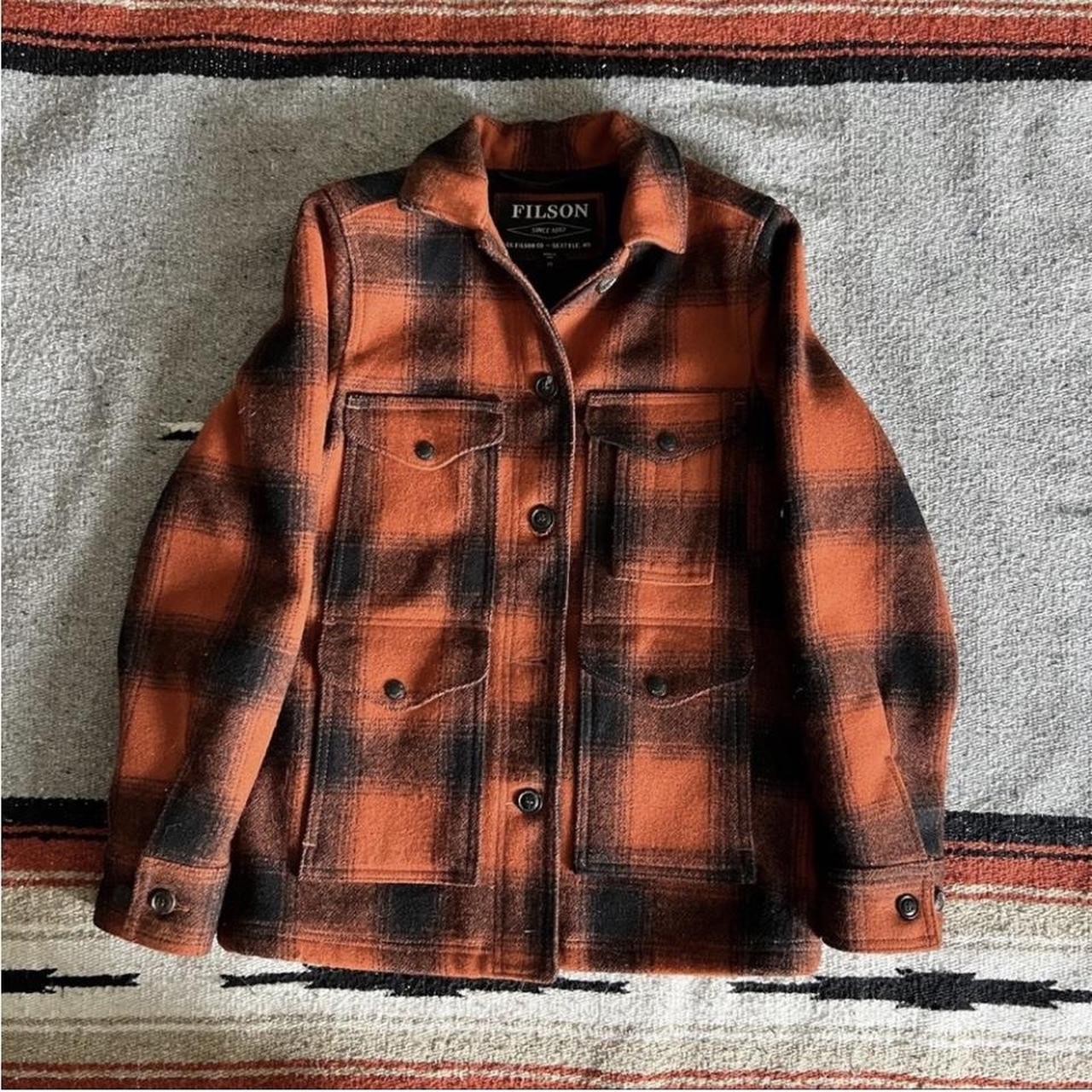 Filson womens double mackinaw cruiser jacket Brand... - Depop