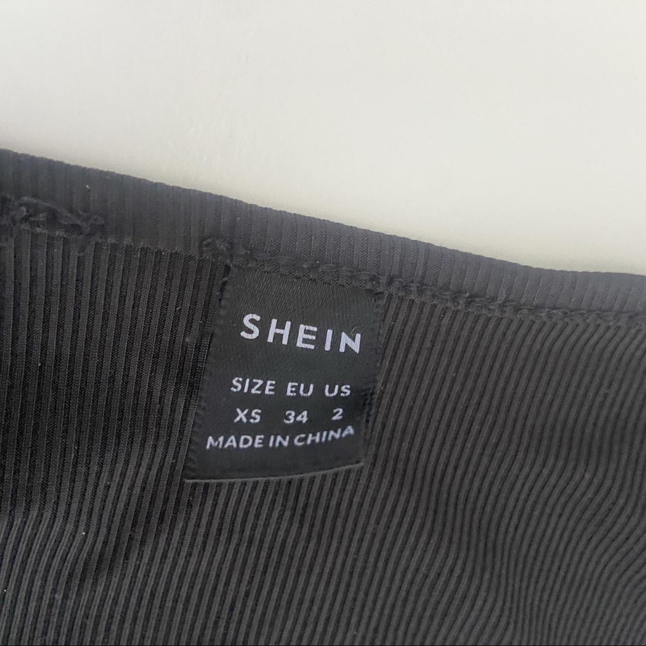 shien long sleeve crop top size xs never worn - Depop