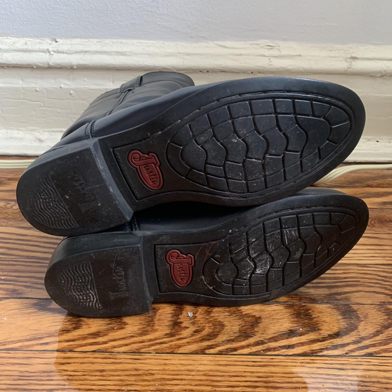 Men’s black Justin roper boots! Labeled size 7.5... - Depop