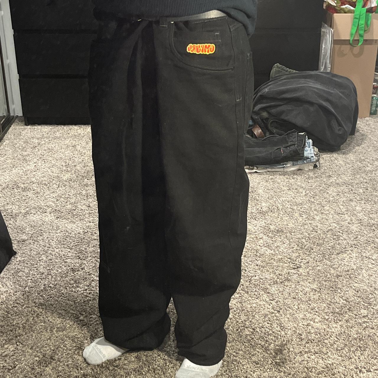 Sick Baggy Black Empyre Pants Waist: 36 Inseam:... - Depop