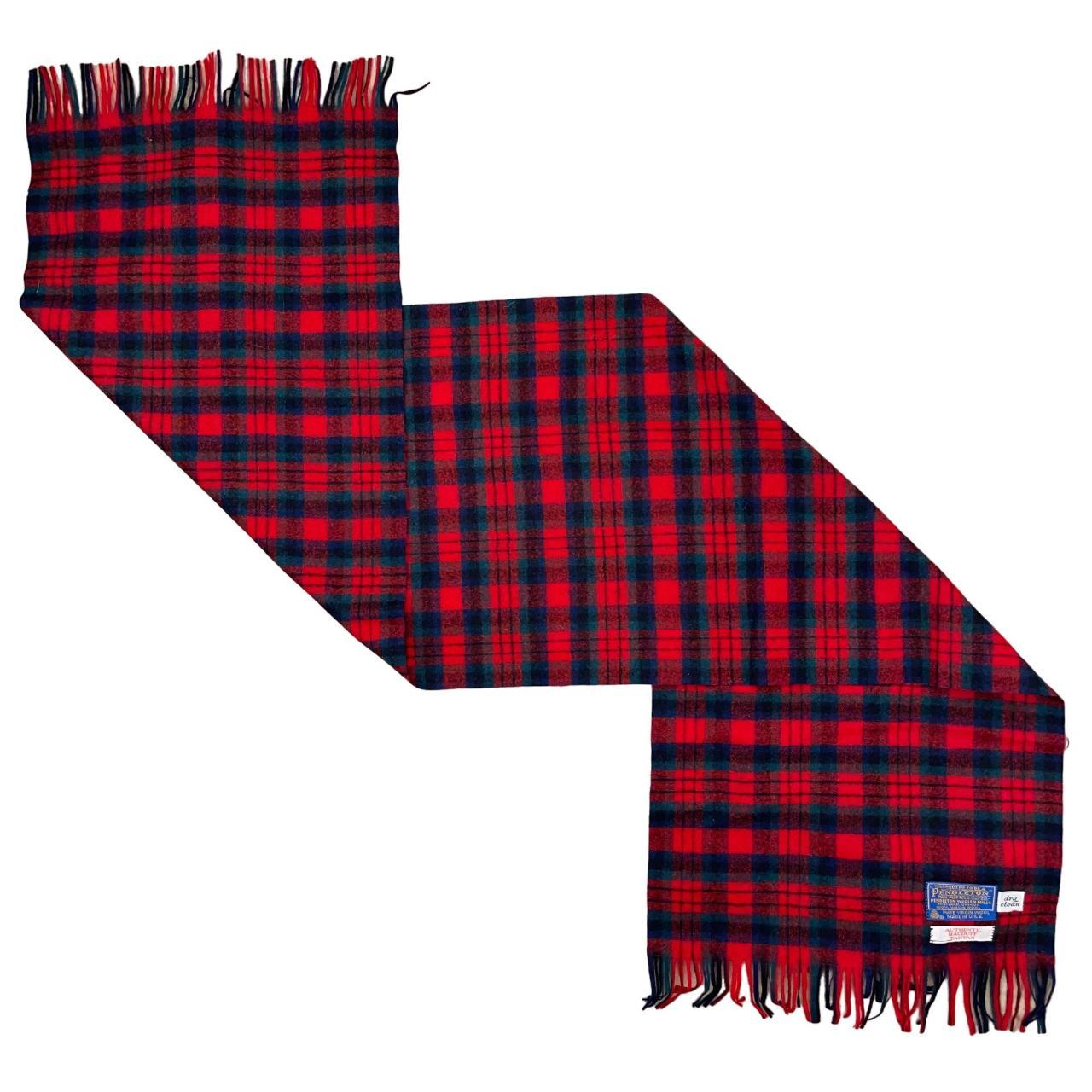 Pendleton Men's Red Scarf-wraps | Depop