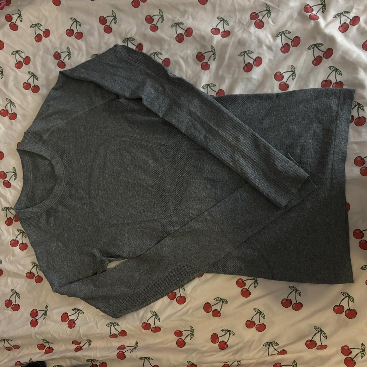 - grey Lululemon Swiftly Tech top - breathable... | Depop
