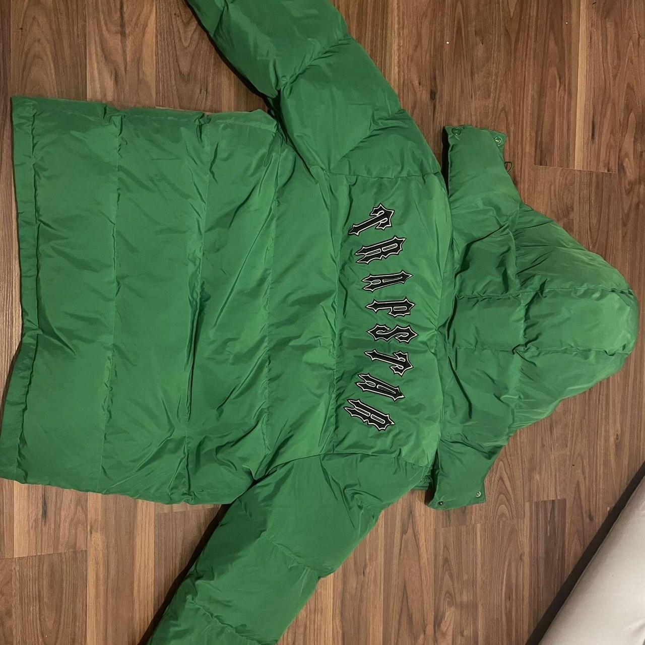 Trapstar Men's Green Coat | Depop