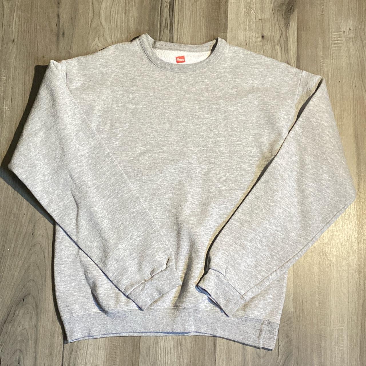 Hanes Men's Grey Sweatshirt | Depop