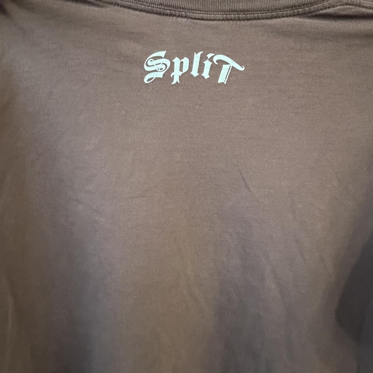 Men's Brown and Blue T-shirt | Depop